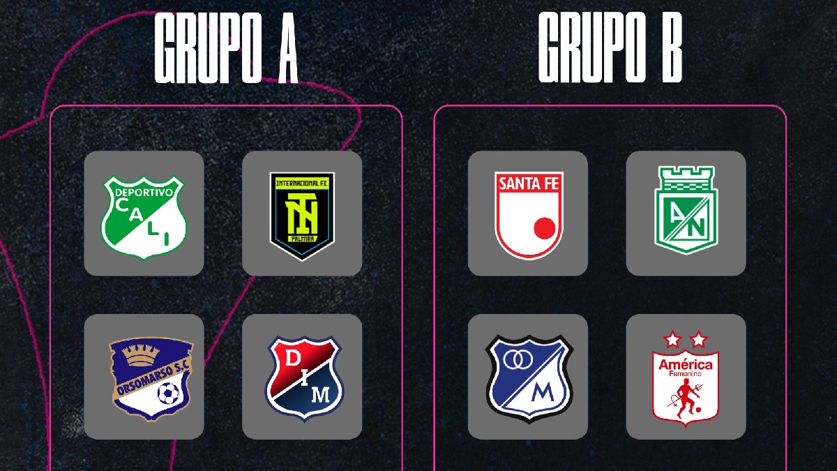 Así quedaron los grupos de los cuadrangulares de la Liga BetPlay Femenina 2025