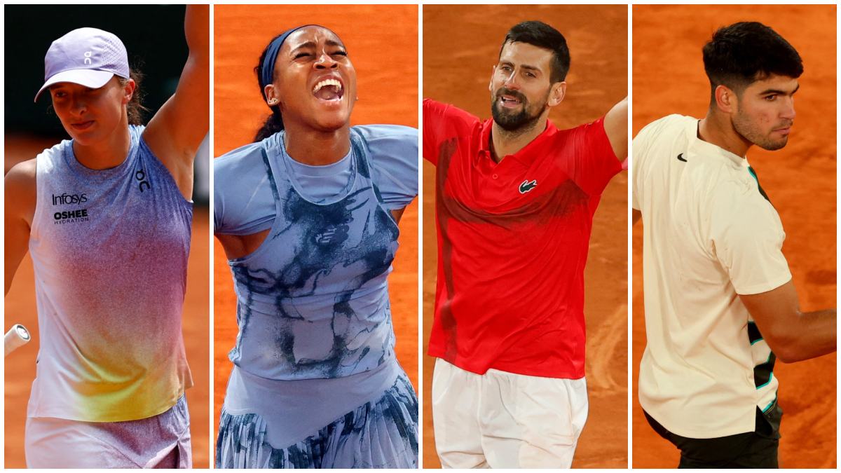 Así se juegan las semifinales de Roland Garros 2025: Clasificados ...