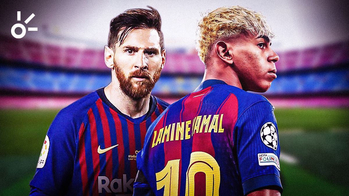 Lamine Yamal sigue los pasos de Messi: el '10' en la espalda y el sueño ...