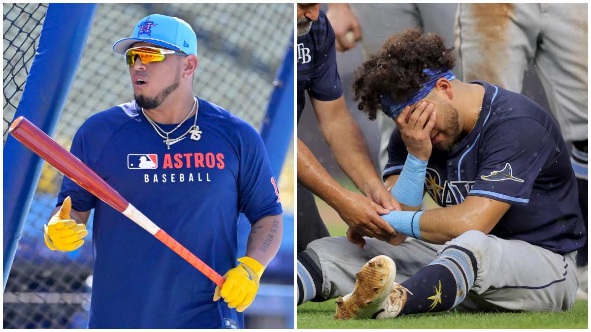 Jueves negro para los peloteros mexicanos: Jonathan Aranda sale ...