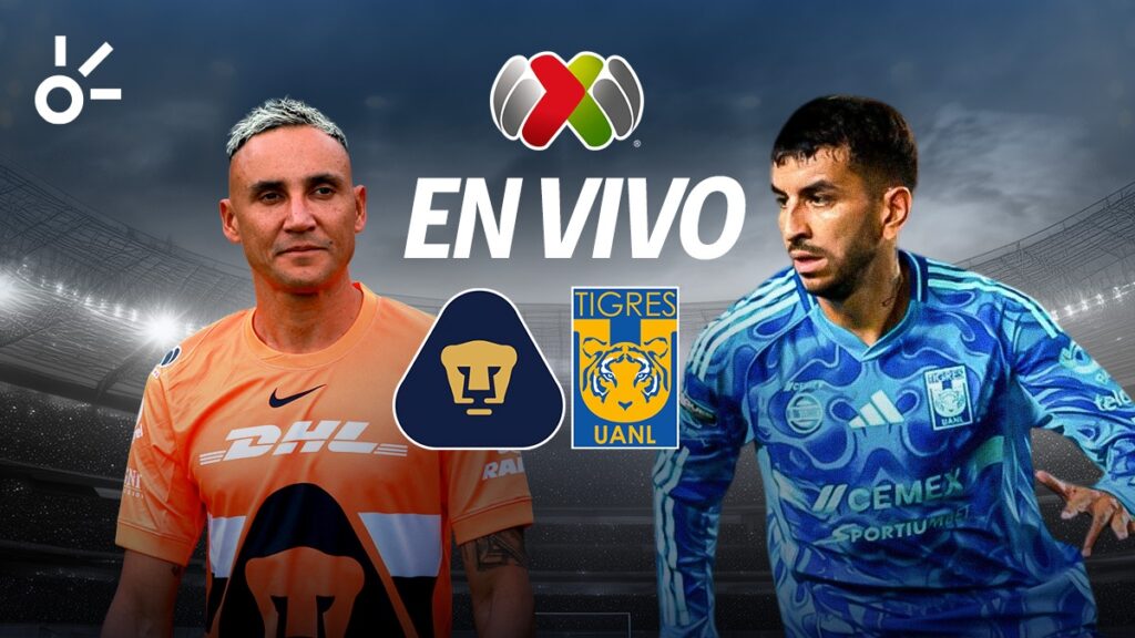 ¿Dónde ver en vivo Pumas vs Tigres hoy? Partido Liga MX 2025
