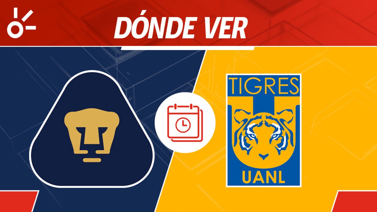 ¿Dónde ver en vivo Pumas vs Tigres hoy? Partido Liga MX 2025