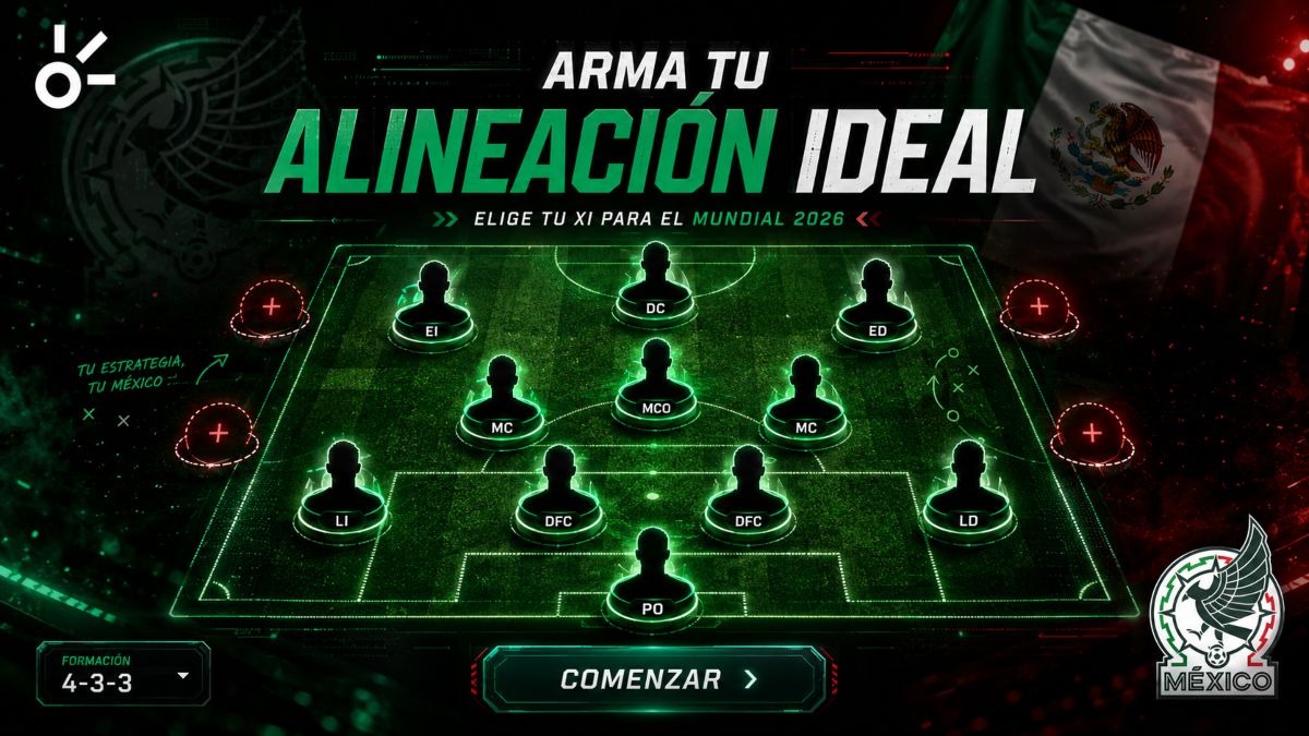Arma tu alineación ideal de México para el Mundial 2026 con el ...