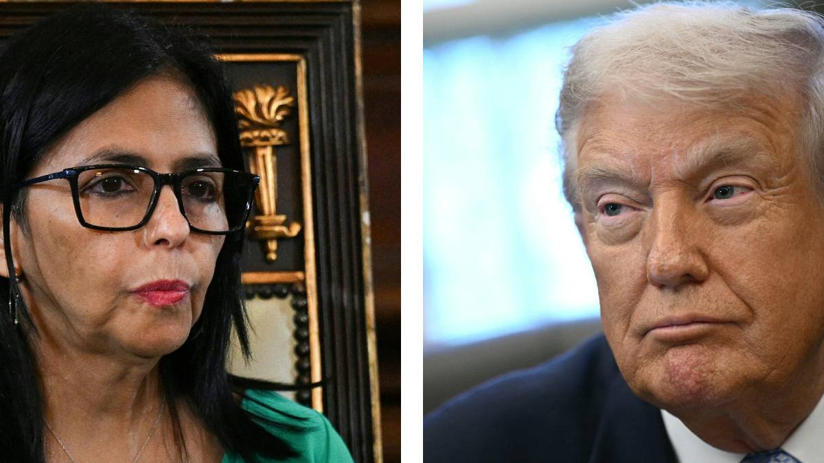 Delcy Rodríguez niega que Venezuela esté sometida a presión de Trump ...