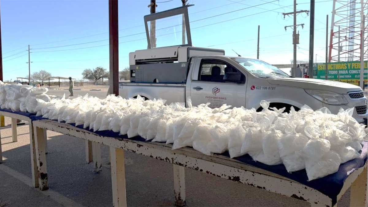 Aseguran 212 kg de metanfetamina en Sonora y 16 mil 486 litros de químicos en Sinaloa - UnoTV