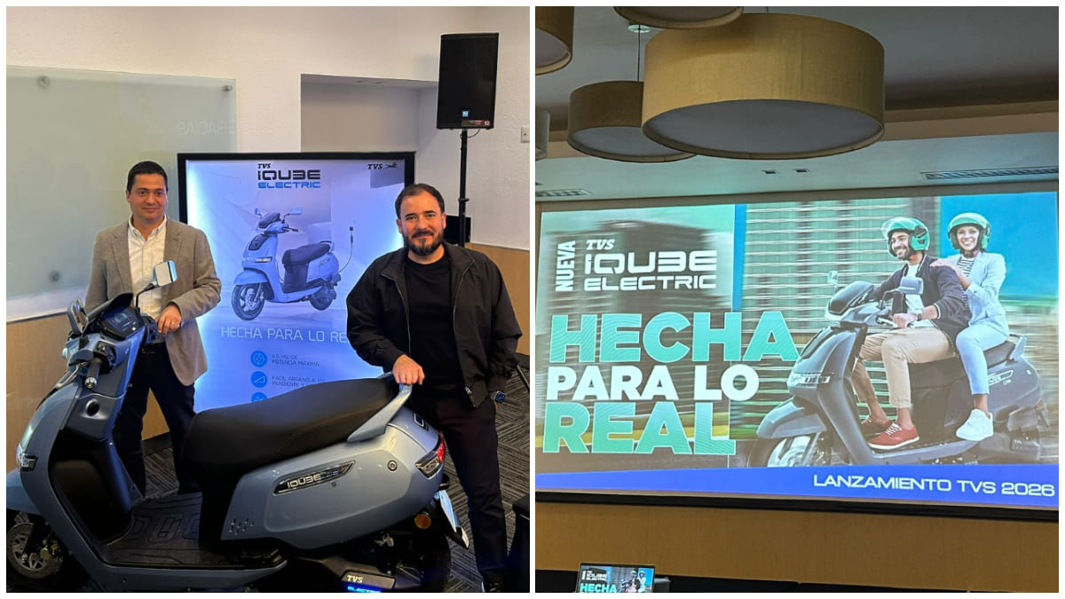 TVS lanza la iQube en México, su primera motoneta eléctrica con hasta ...