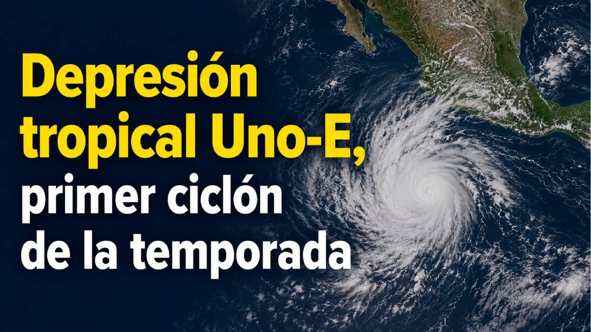 La depresión tropical Uno-E se formó en el Pacífico y es el primer ...